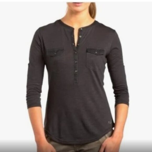 Kuhl | Tops | Euc Kuhl Pocket Henley Shirt Sz M | Poshmark